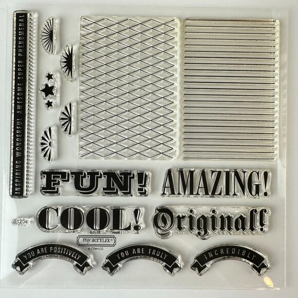My Acrylix | Office | My Acrylix Ctmh Sentiments Stamps Set S24 | Poshmark